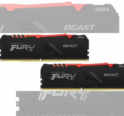 Озу Kingston fury Beast Black RGB