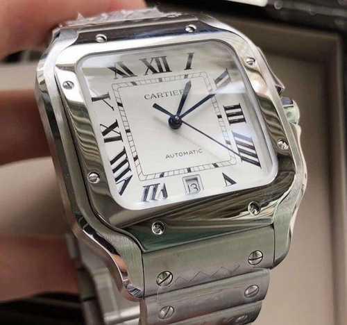 Часы мужские Cartier Santos мануфактура