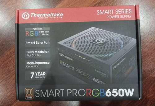 Блок питания Thermaltake Smart PRO RGB (650W)