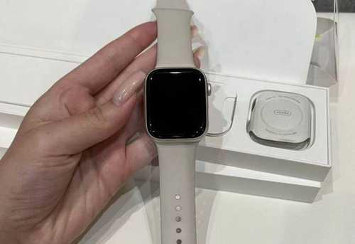 Apple Watch S7 45mm Starlight Витринные,Магазин