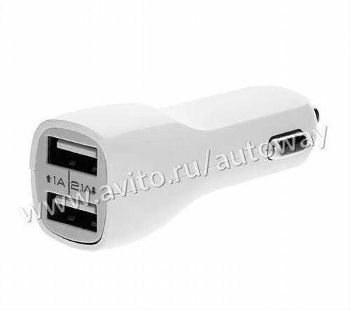 USB переходник в прикуриватель (2 port) 2.1А