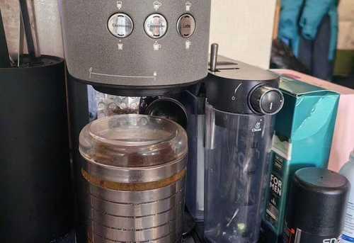 Кофеварка polaris с автоматическим капучинатором