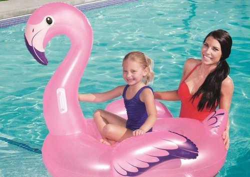 Надувной плот для плавания Розовый Фламинго