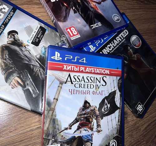 Игра на ps4 Assassins Creed IV