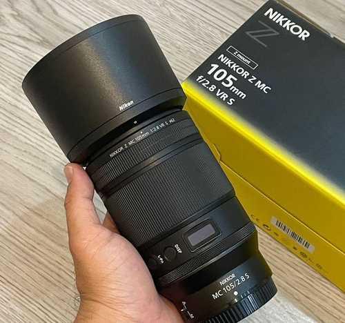 Nikon Nikkor Z MC 105mm f/2.8 VR S + фильтр