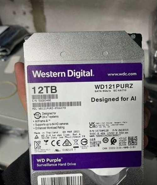 Жесткий диск Western Digital WD121purz