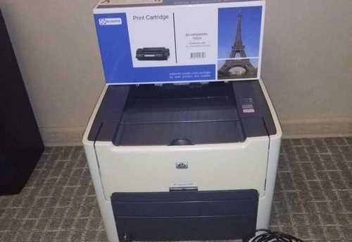 Принтер лазерный HP Lj 1320d c новым картриджем