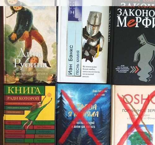 Книги Улицкая, Бэнкс, Рубина, Законы Мэрфи