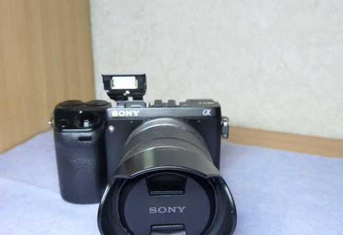 Sony nex-7(18-55мм) +Сумка+16гб+З/у+Ремень+Крышки+