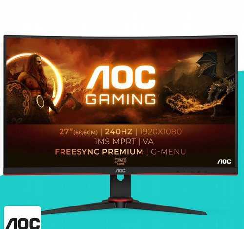 AOC C27G2ZE (1920x1080, 240Гц, VA, 27") Black/Red