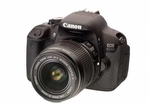 Canon 650D(18-55мм IS) +1гб+Сумка+З/у+Ремень+USB+