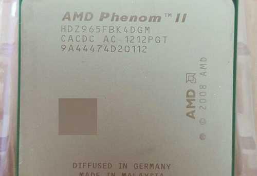 AMD Phenom II X4 965, AM3