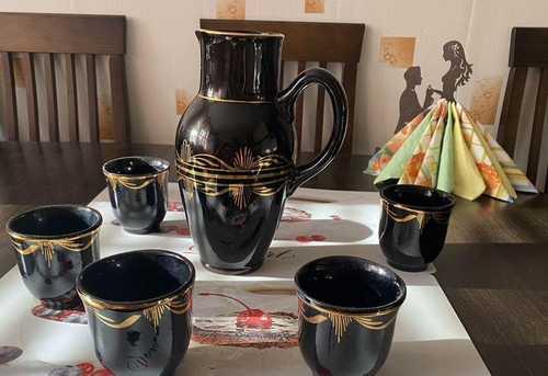 Набор керамический 5 стаканов. Болгария