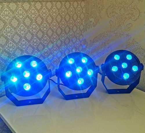 Светомузыка RGB LED прожекторы