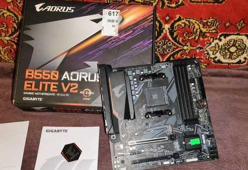 Материнская плата gigabyte b550 aorus elite v2