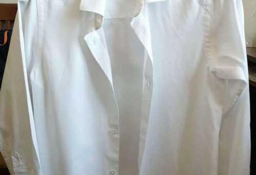 Рубашка белая для мальчика 7-8 лет бу