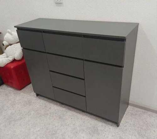 Комод новый 1.2м IKEA-стиль графит