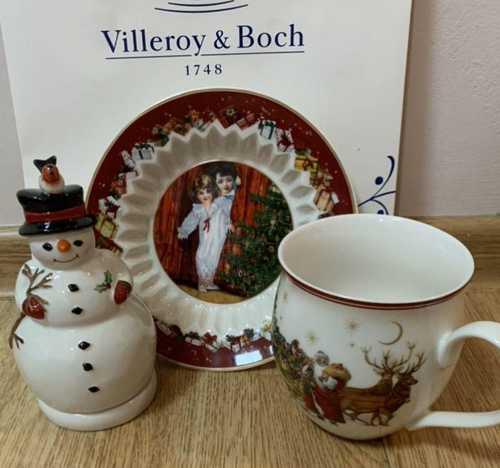 Посуда villeroy boch новогодняя