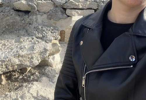 Кожаная куртка женская мохито косуха