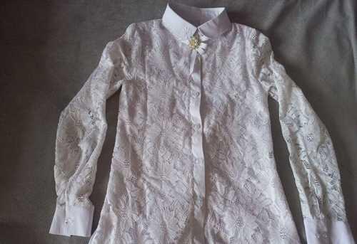 Блузка школьная для девочки, раз. 38