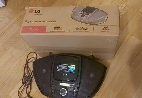 Портативная магнитола LG SB36