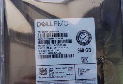Серверный SSD диск Dell PM897 SATA 960Gb dpwd 3