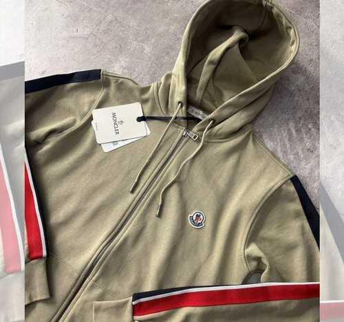 Зип худи Moncler светлая