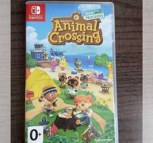 Animal crossing new horizons картридж для Nintendo