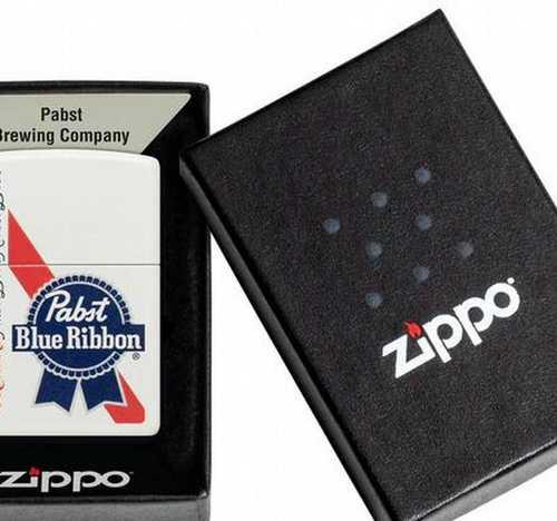 Зажигалка Zippo - Pabst Blue Ribbon
