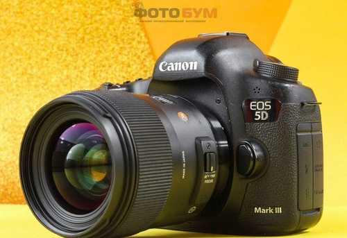 Фотоаппарат Canon 5D mark III + Sigma 35mm 1.4 ART