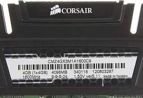 Оперативная память Corsair Vengeance CMZ4GX3M1A160