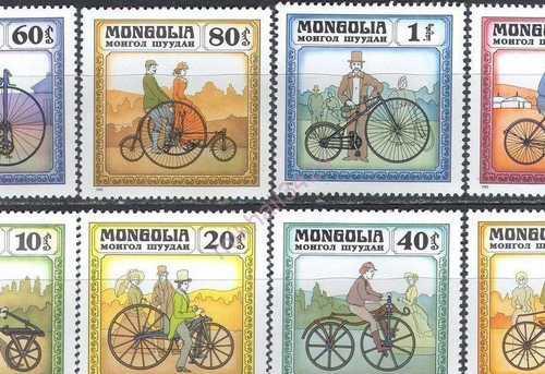 Марки Монголии транспорт