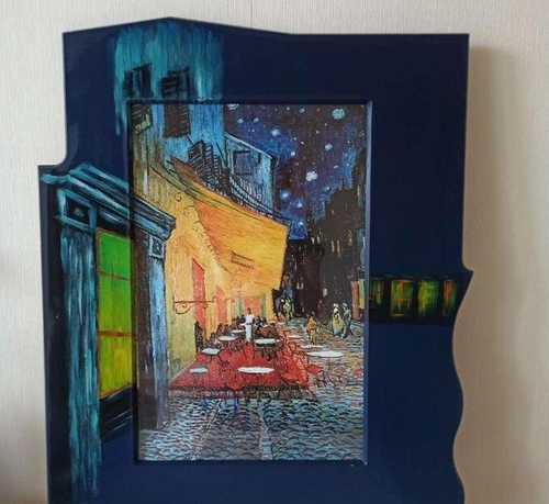 Картина Ван Гог Ночная терраса кафе