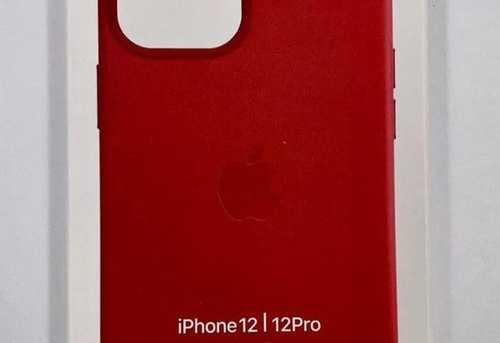 Чехол c MagSafe для iPhone 12 кожаный