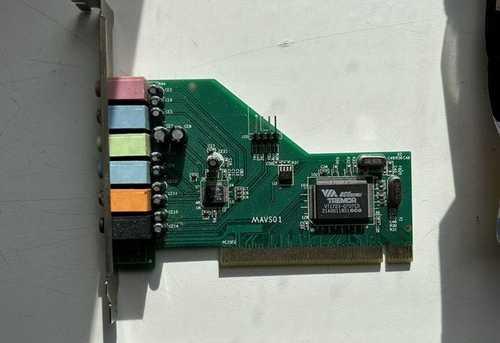 Мультимедийная звуковая карта PCI Tremor 7.1