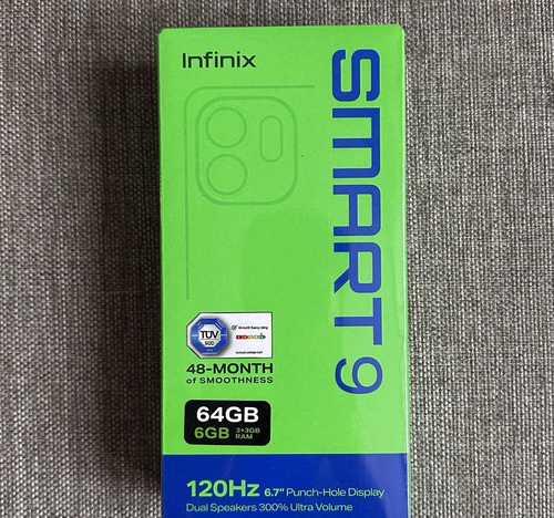 Infinix Smart 9, 3/64 ГБ