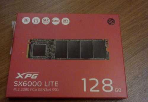 XPG M.2 SSD Диск на 128гб PCIe SX6000 lite 2280