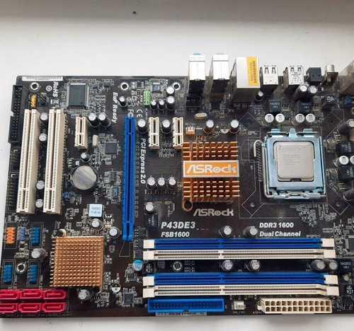 Комплект ASRock PE43DE3   Q9400