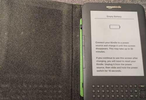 Электронная книга Аmazon Kindle 3 Wi-Fi + 3G