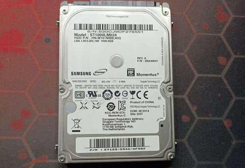 Муляж HDD 1Tb неисправный