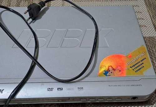 DVD плеер BBK с функцией караоке