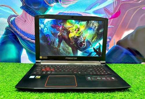 Игровой ноутбук 15.6" Acer Predator Helios 300, 512 ГБ, Core i7-7700HQ, RAM 16 ГБ, GeForce GTX 1060 6 ГБ