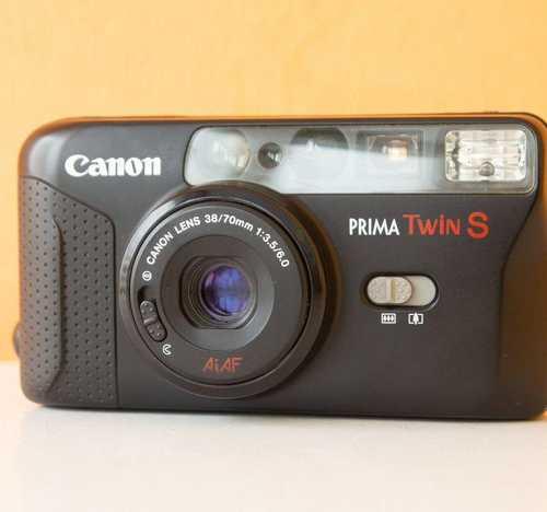 Пленочный фотоаппарат Canon Prima Twin S + примеры