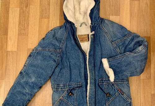 Куртка утепленная джинсовая из 90-х годов