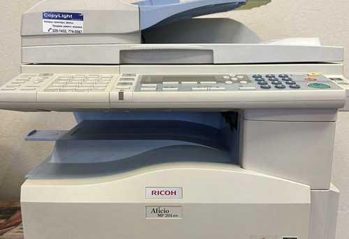 Принтер лазерный мфу бу Ricoh Aficio MP 201 SPF