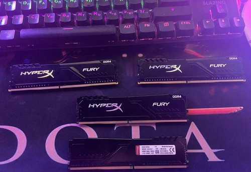 Озу - hyperx DDR4 8GB