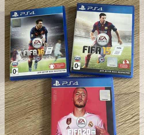 Диски на ps4 fifa 20, 16, 15