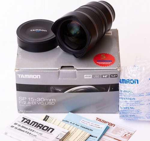 Tamron SP 15-30mm F/2.8 DI VC USD для Canon EF