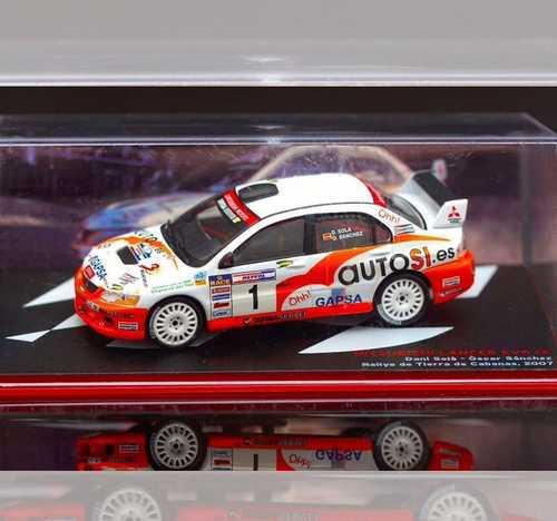 Mitsubishi Lancer Evo IX WRC Rally 2007 год 1:43