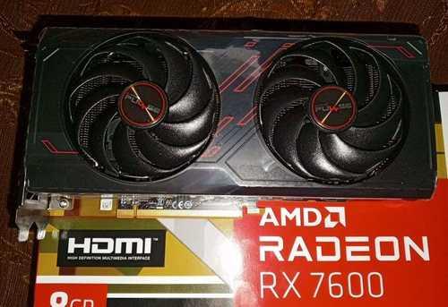 Видеокарта RX7600 pulse 8GB Новая